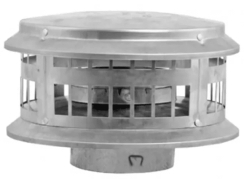 DuraVent 6 Inch Diameter DuraCap B-Vent Chimney Cap