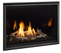 Majestic 36 Inch Meridian Modern Natural Gas Direct Vent Fireplace with ...
