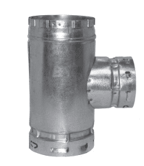 DuraVent 12 Inch Diameter B-Vent Standard Tee
